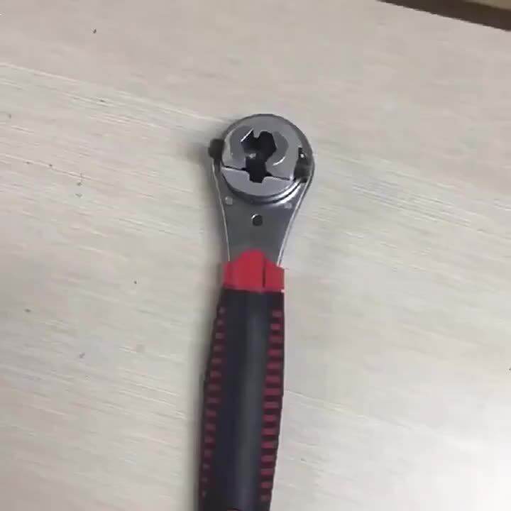 Adjustable Ratchet Wrench Anti-Rust Hand Wrenches Tool Set Ratcheting ...