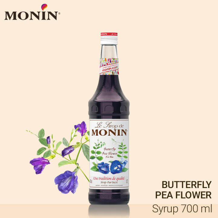 MONIN Butterfly Pea Flower Syrup (New) 700ml น้ำเชื่อมกลิ่นอัญชัน 700 ...