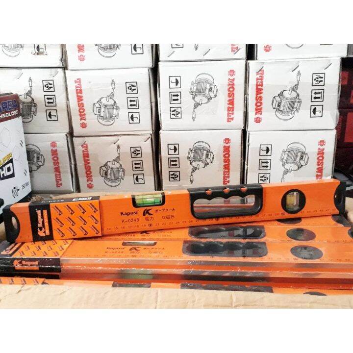 KAPUSI waterpass magnetic 50cm professional Level ruler 500mm waterpas ...