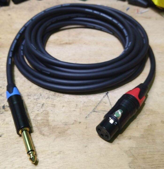 PURE COPPER Heavy Duty Microphone Cable Wire with XLR Female and PL ...