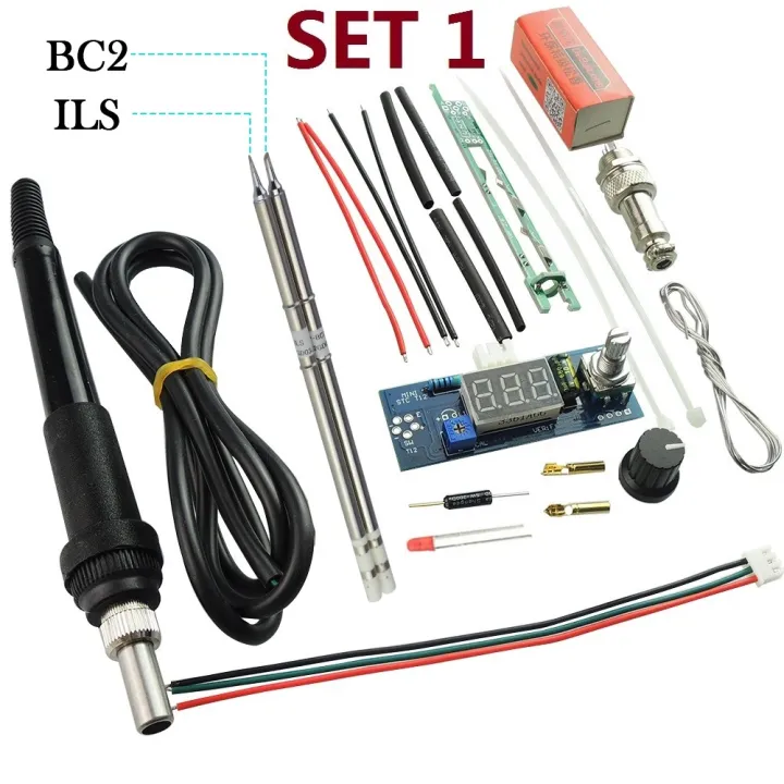 Electric Unit LED Digital Soldering Iron Station Temperature Controller DIY Kits use for HAKKO ...