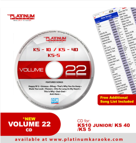 CD updated Volume 22 KS10/KS40/KS5/KS-1 PLATINUM With Free Additional Pages | Lazada PH
