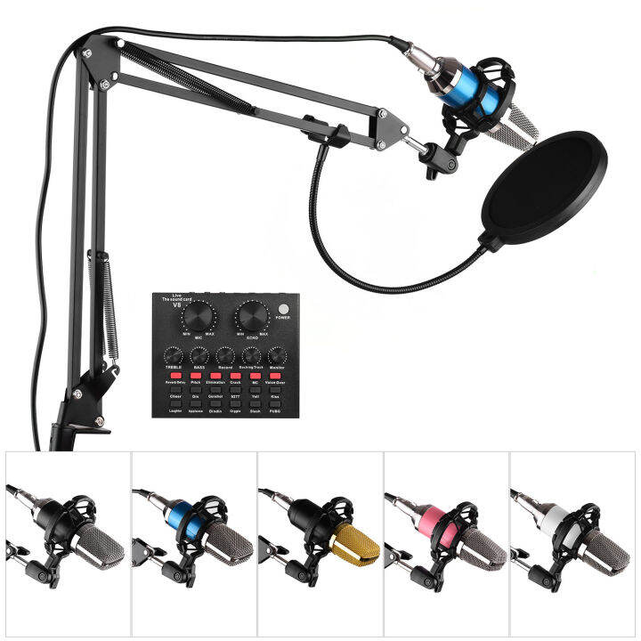 Professional Broadcasting Studio Recording Condenser Microphone Kit ...