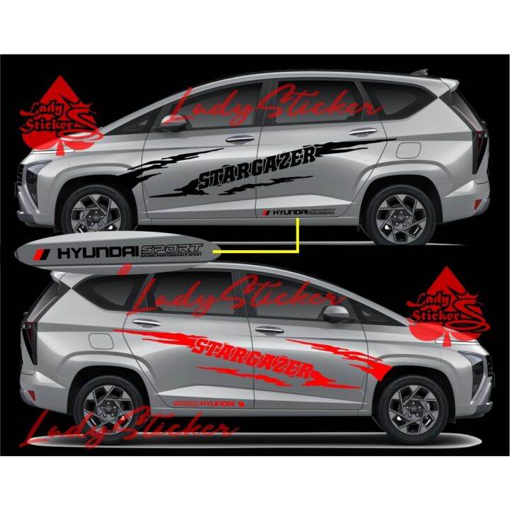 new cutting sticker mobil hyundai stargazer sticker stiker mobil ...