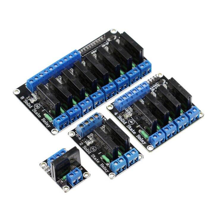 5V 12V 24V Relay 1 2 4 8 Channel For OMRON SSR High Low Level Solid State Relay Module 250V 2A ...
