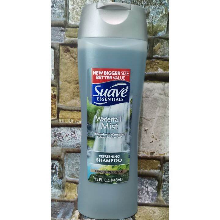 SUAVE ESSENTIALS WATERFALL MIST SHAMPOO (443mL) BIGGER SIZE | Lazada PH