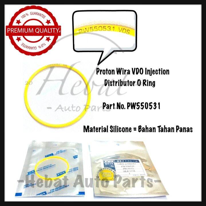 Proton Wira VDO Injection Distributor O Ring ( Silicone ) PW550531 | Lazada