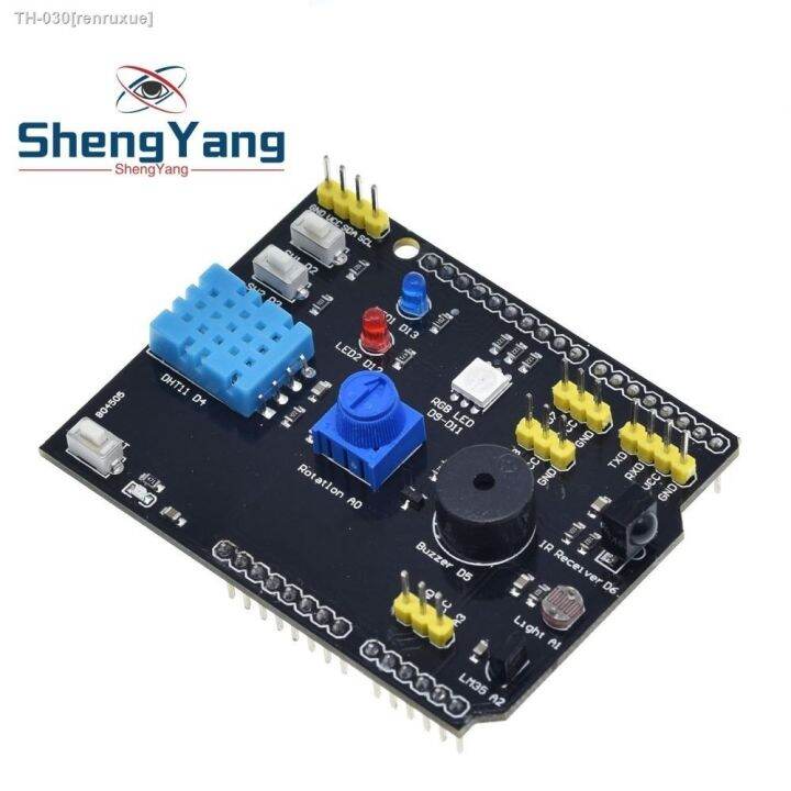 9 in 1 sensor board Multifunction Expansion Board DHT11 LM35 ...