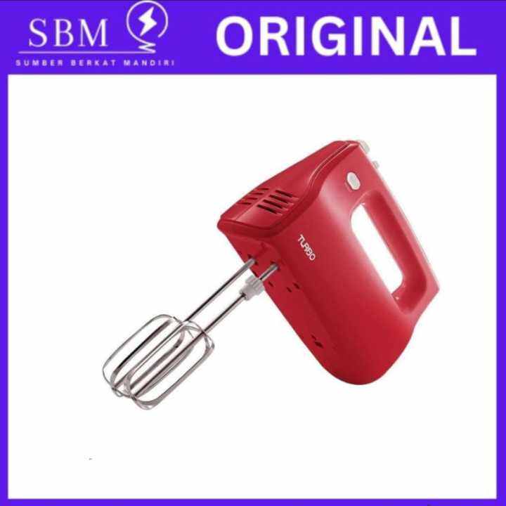 TURBO Hand Mixer Merah Penghalus Pengaduk berkualitas (Model: EHM9000 ...