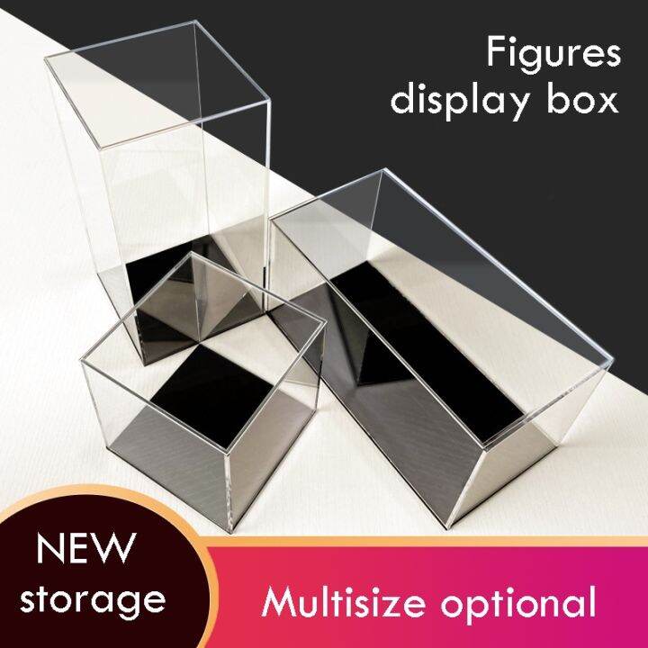 MAX 40x40X35CM Acrylic Display Boxes Figure Transparent Display Cabinet ...