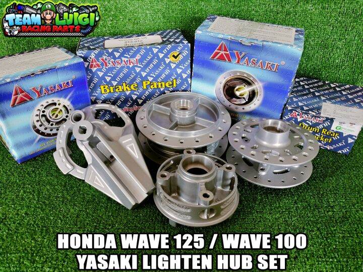YASAKI HONDA WAVE 125 / WAVE 100 LIGHTEN HUB SET SILVER | Lazada PH