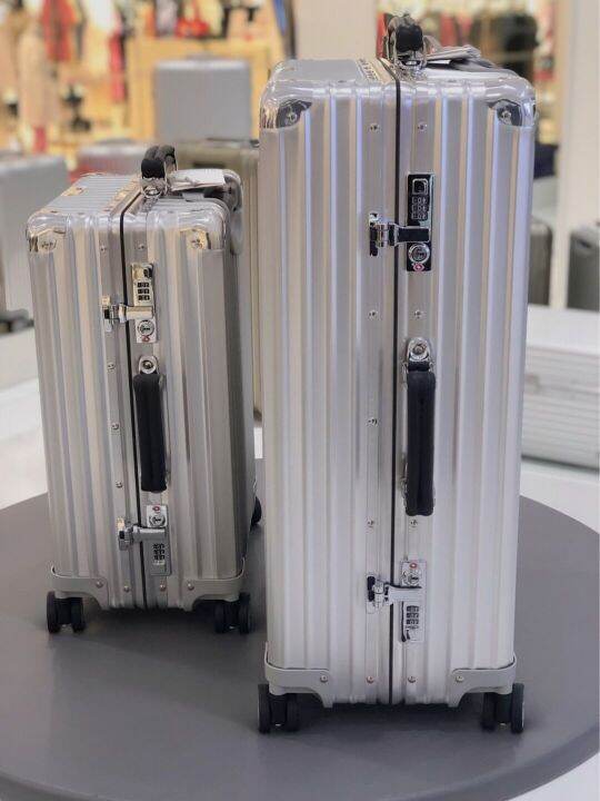 RIMOWA/ Zimmerwa luggage case metal travel boarding box aluminum ...