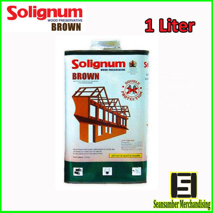 Solignum Wood Preservative Brown 1 Liter | Lazada PH