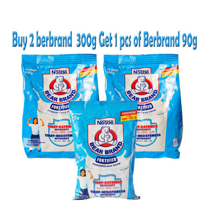Buy set of Bearbrand OF 300g Get 1 berbrand of 90g | Lazada PH