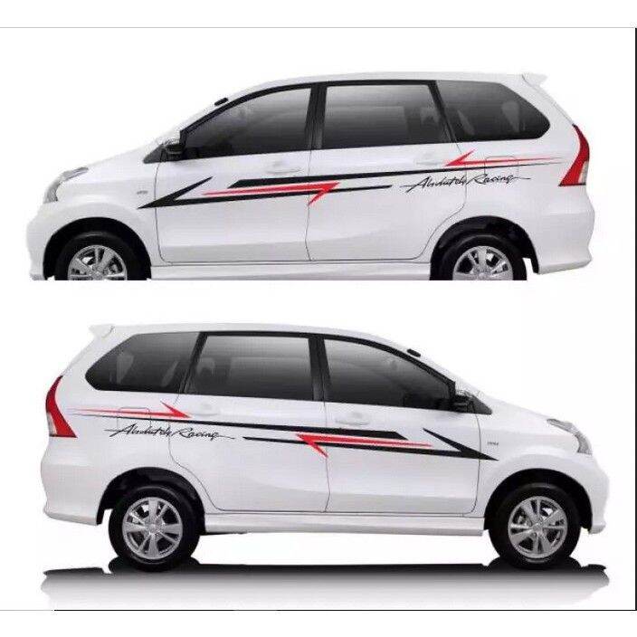 Stiker mobil toyota avanza stiker mobil avanza xenia sigra cayla brio ...