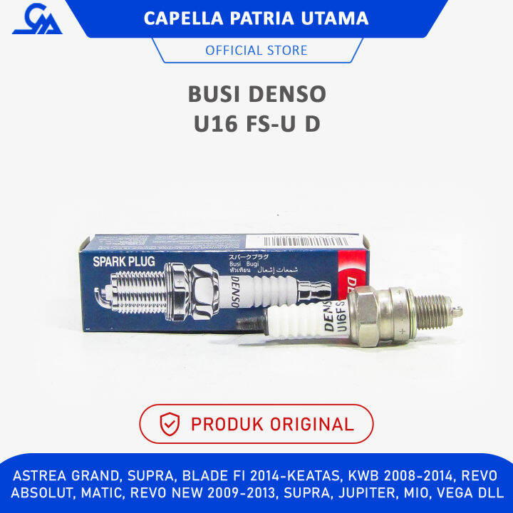 BUSI MOTOR DENSO U16 FS-U D JUPITER MIO VEGA ASTREA GRAND SUPRA BLADE ...