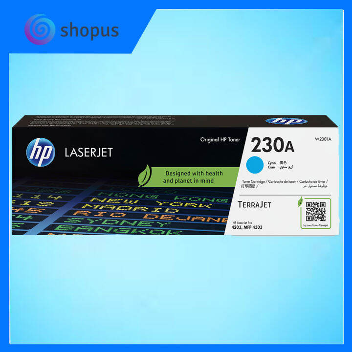 HP 230A Original Cyan Toner Cartridge 1,800pages (W2301A) | Lazada