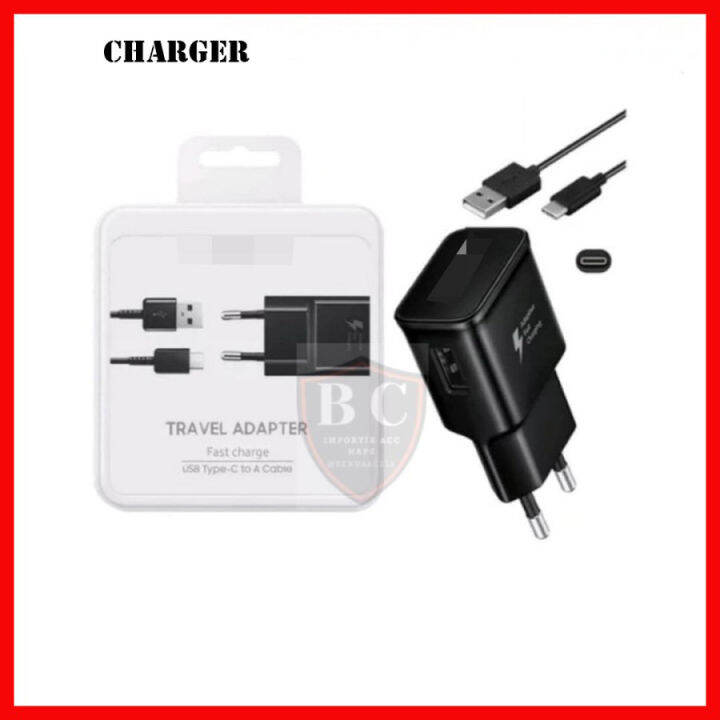 CHARGER FOR SAM TYPE C FAST CHARGING S8 S8+ S9+ NOTE 8 NOTE 9 | Lazada ...