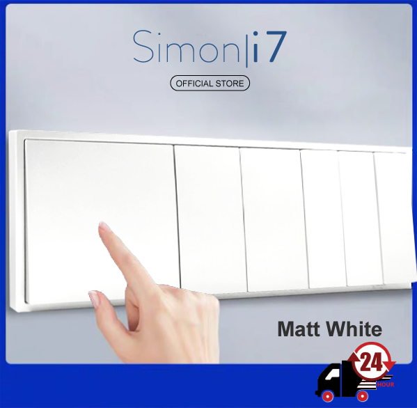 SIMON I7 Series White Color Switch / Switches & Socket Outlet 5 Start ...