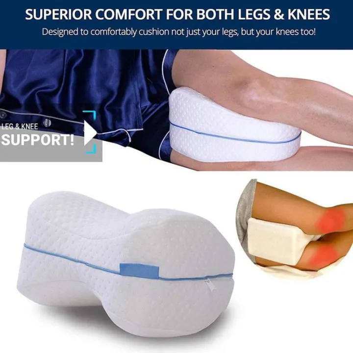 Contour Leg Occipital Orthopedic Memory Wedge Pillow Back Hips Legs and ...