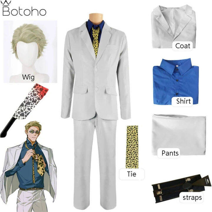Nanami Kento Jujutsu Kaisen Cosplay Costume Wig Men Women Necktie ...