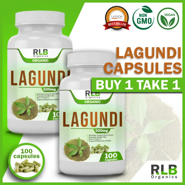 Buy 1 Take 1 - Organic Pure Natural Lagundi Capsules (100 Capsules ...