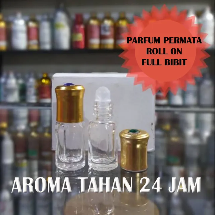 Parfum PERMATA Full BIBIT Aroma Tahan 1 Hari atau 24 jam Kualitas Grade ...