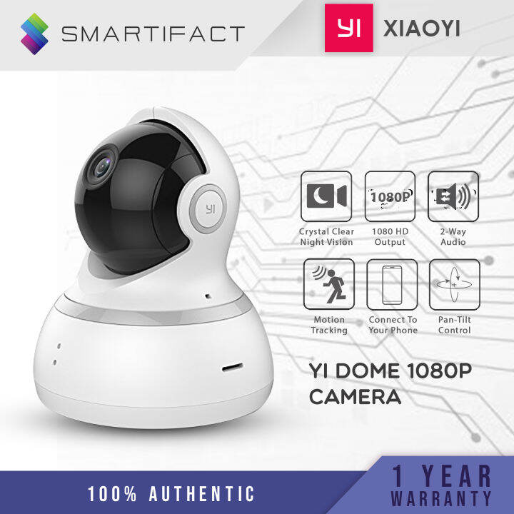 YI Dome 1080P Wifi IP Security Camera CCTV Camera Connect Cellphone 2MP ...