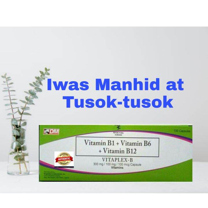 Vitamin B1 + B6 + B12 VITAPLEX-B Capsules | Lazada PH