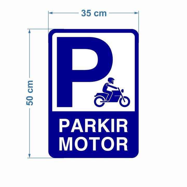 STIKER RAMBU Parkir Motor Bahan REFLEKTIF | Lazada Indonesia