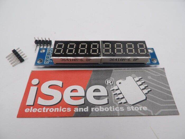 MAX7219 LED 8 Digit 7 Segment Digital Display MAX 7219 Module Seven | Lazada Indonesia