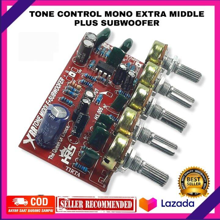 TONE CONTROL MONO EXTRA MIDDLE PLUS SUBWOOFER | Lazada Indonesia