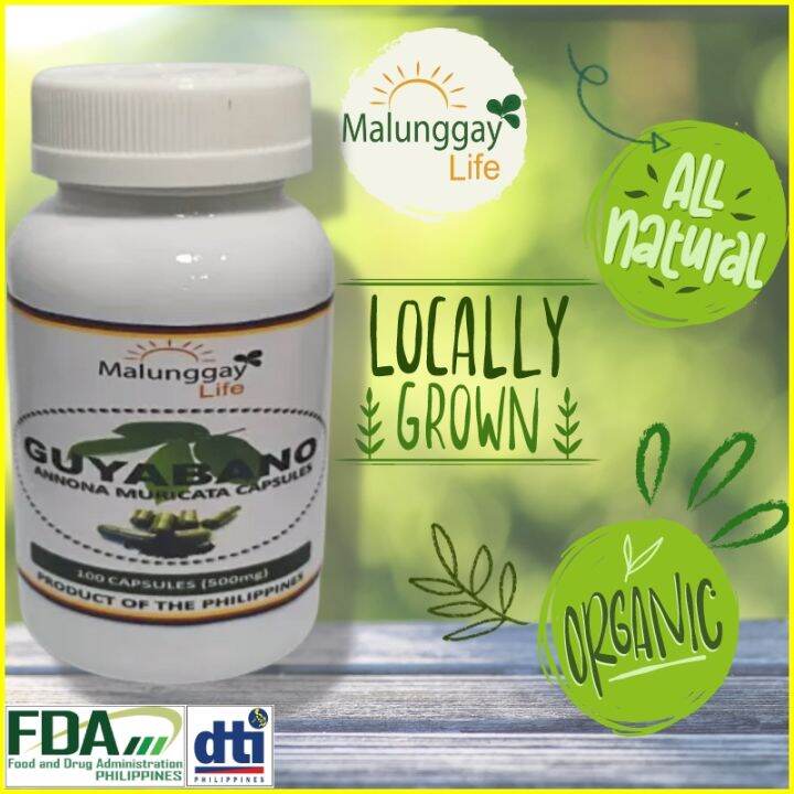 Guyabano Capsules (500pcs/100pcs) 500mg /Pure Locally-Grown/Farm-grown ...