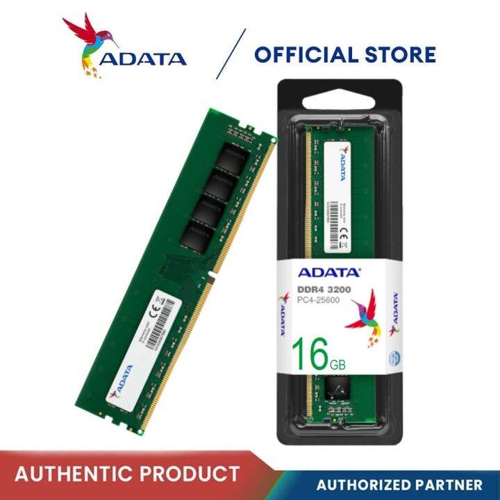 ♫Adata Ad-Ad4u320016g22-Sgn 16gb Ddr4 3200mhz Memory Dimm | Lazada PH