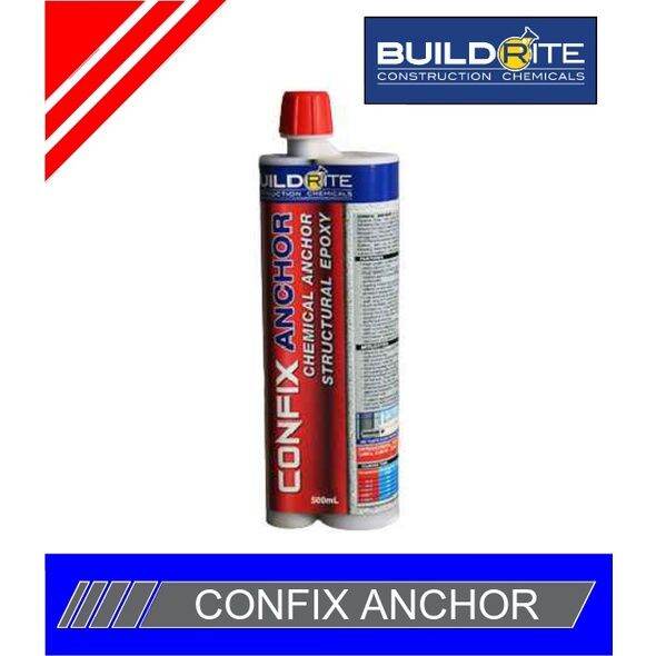 ☁BUILDRITE CONFIX ANCHOR (500 ml set) Chemical Anchor Structural Epoxy ...