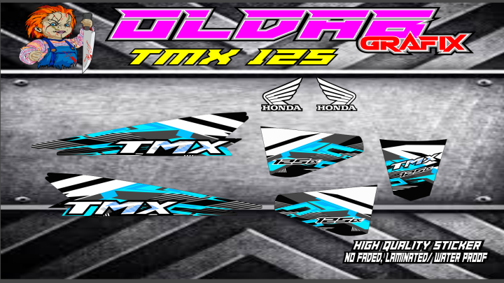 HONDA TMX 125 STICKER DECALS, 125 | Lazada PH