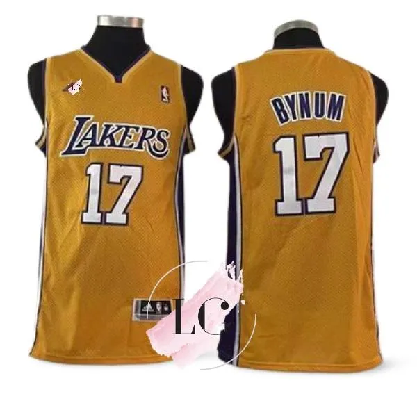 Los Angeles Lakers 17 Andrew Bynum Air cool Jersey | Lazada.co.th