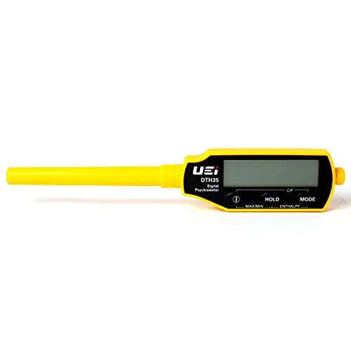 UEi DTH35 Digital HVAC Psychrometer Thermo-Hygrometer, Portable ...