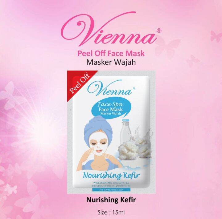 Vienna Peel Of Mask Spa Nourishing Kefir Kemasan Sachet 15ml - Masker ...