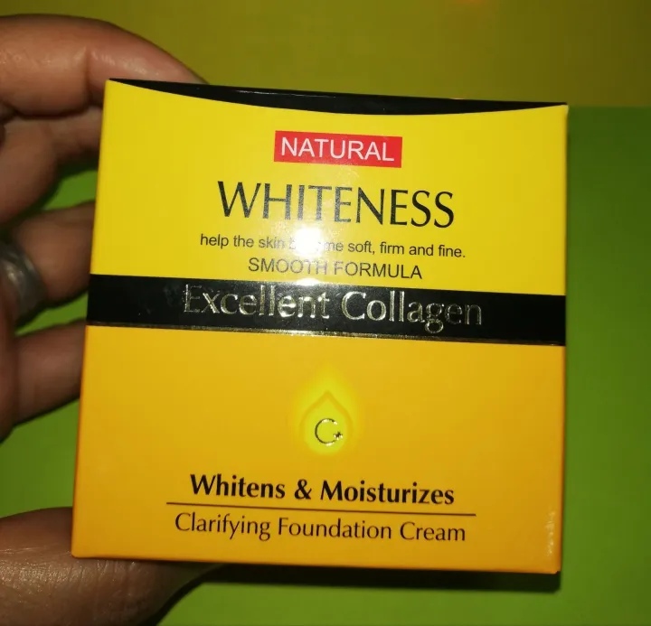 CAIMEI Natural Whiteness Excellent Collagen Clarifying Foundation Cream ...