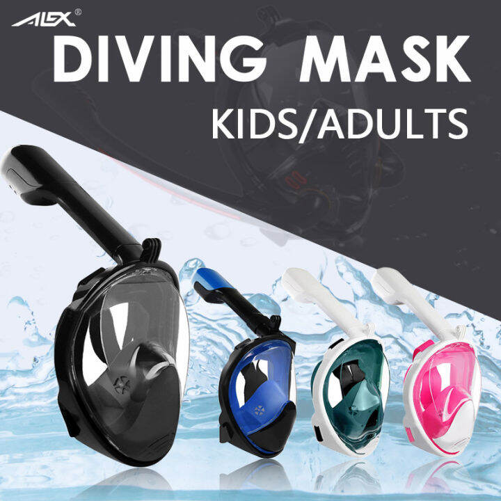 Original diving full face mask goggles swimming with camera scuba ...
