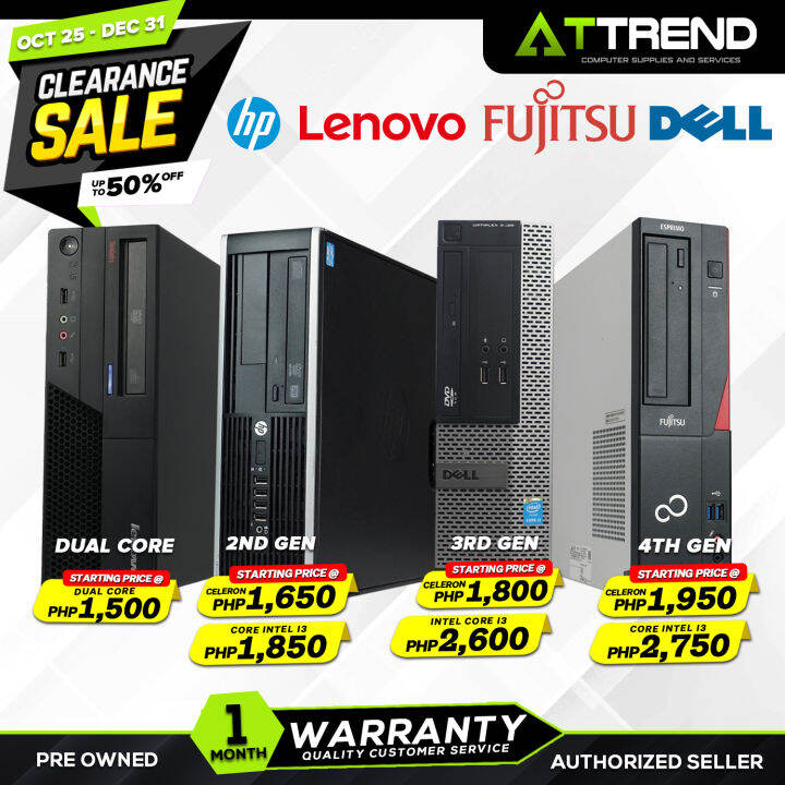 [REFURBISHED] Assorted Computer Set Sale | Core2Duo, Celeron, i3, i5 ...