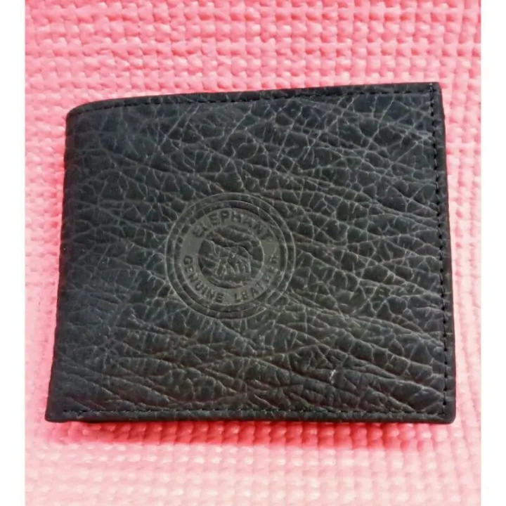 Men's Wallet Elephant Leather Bifold Leather WalletZJf | Lazada PH