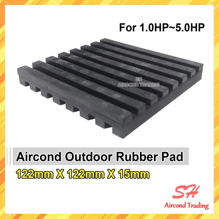 Aircond Compressor Outdoor Anti-vibration Rubber Pad / Rubber Mat Shock ...