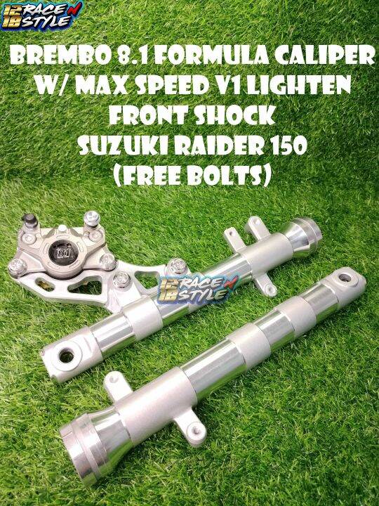 SUZUKI RAIDER 150 8.1 FORMULA W/ MAX SPEED LIGHTEN FRONT SHOCK V1 SET ...