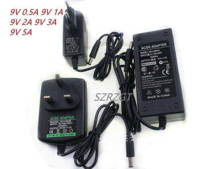 Power Supply Charger Adapter Dc9v 1a 2a 3a 5a Adaptor 220v To 12v Led ...