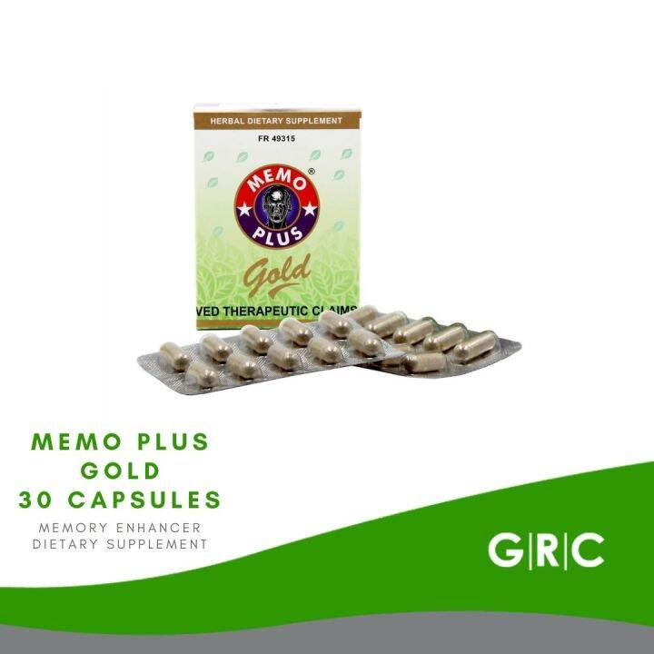 Memo Plus Gold 30 Capsules/1 Box | Lazada PH