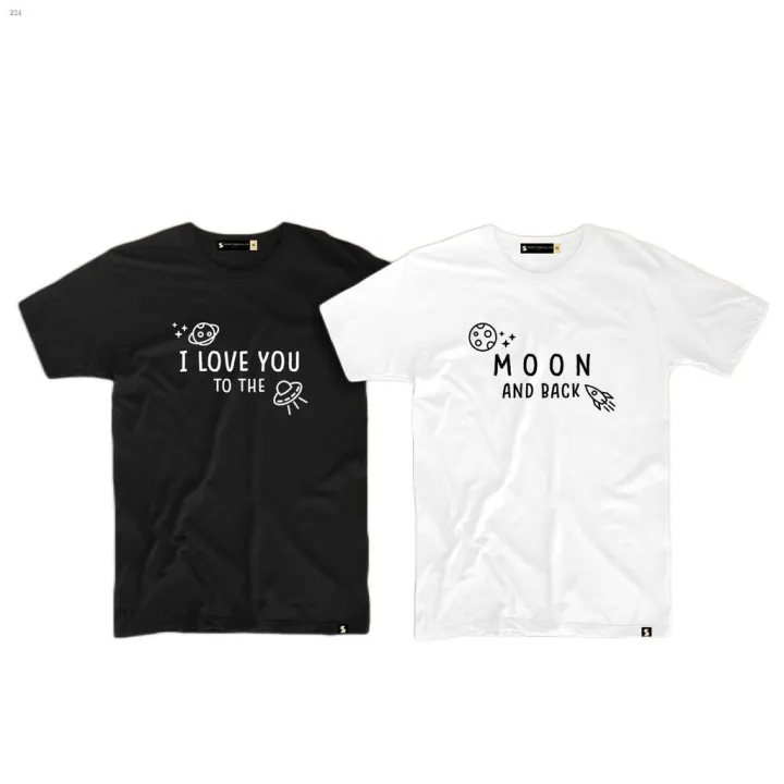 [wholesale] I love you to the moon & back Couple Shirt Sold per piece ...