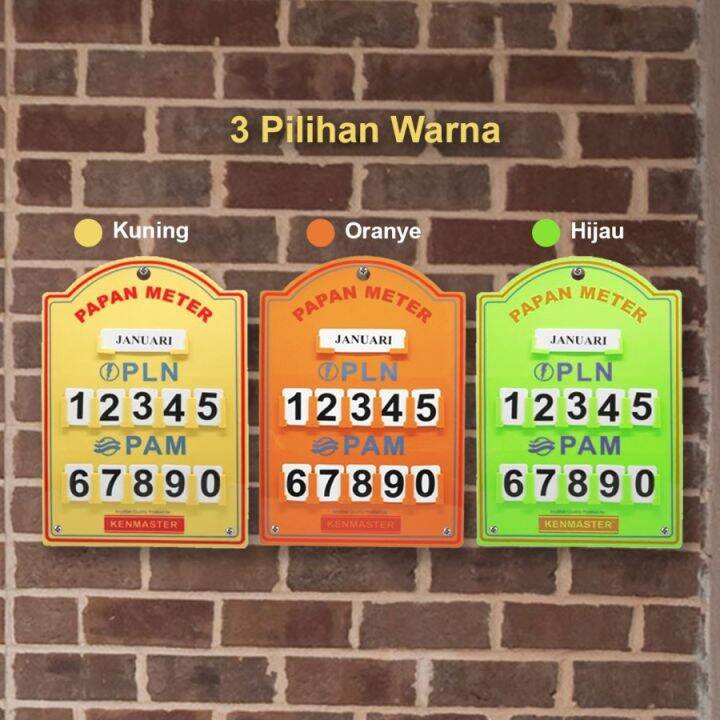 Papan Meteran PLN PAM Listrik Air KENMASTER | Lazada Indonesia