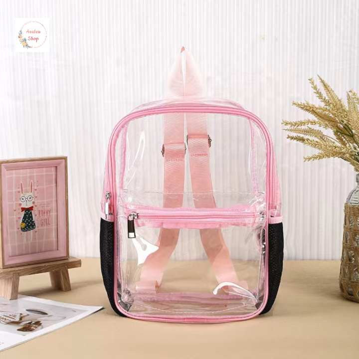 PVC TRANSPARENT SEE THROUGH BACKPACK | Lazada PH